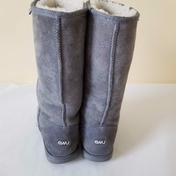 Emu | Shoes | Emu Women Grey Sheepskin Snow Winter Boots Shoes | Poshmark
